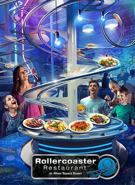 Alton Towers Roller Coaster Restaurant... | Eat With Your Eyes™