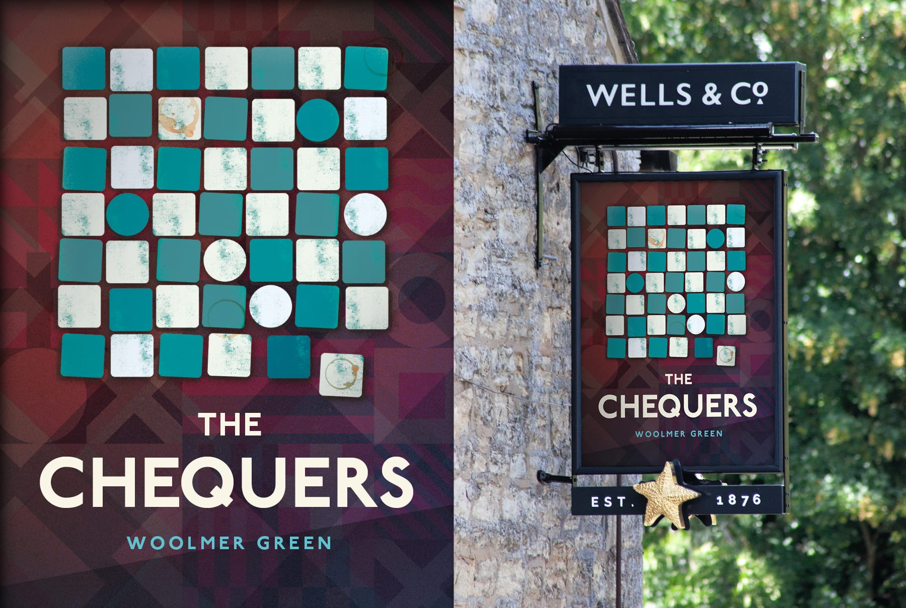 Modern Heritage Pub Signs | Wells & Co. Pub Pictorials | Eat With Your ...